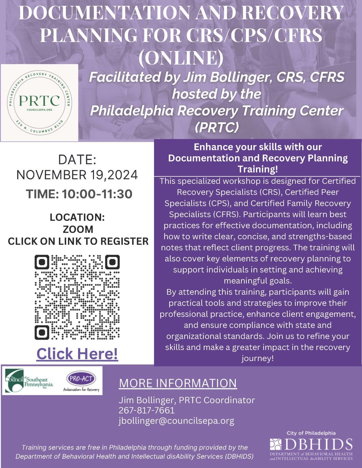 Documentation and Recovery Planning for CRS/CFRS/CPS (ONLINE) - The ...